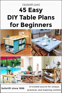 45 Easy DIY Table Plans for Beginners - Suite 101