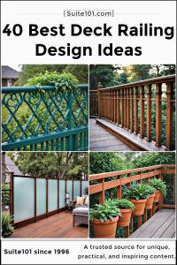 40 Deck Railing Ideas and Designs for Modern Homes