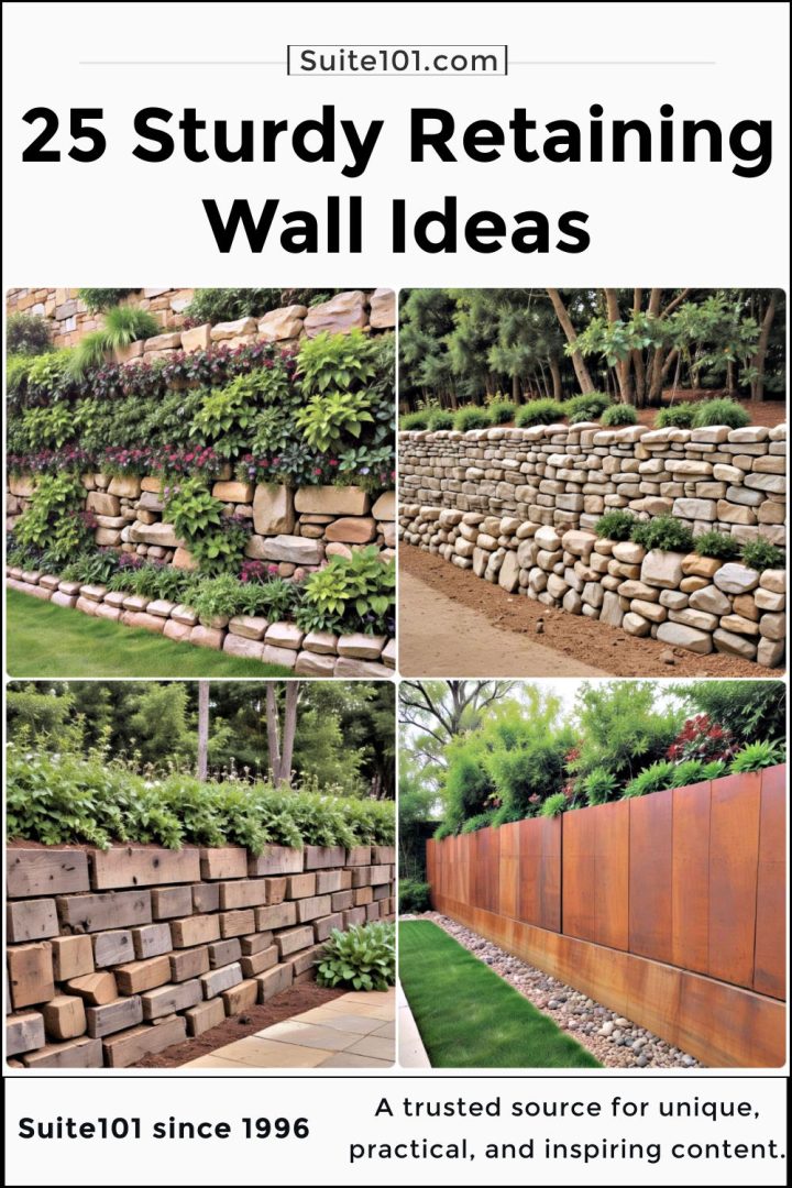 25 Retaining Wall Ideas for Stunning Landscaping Refresh