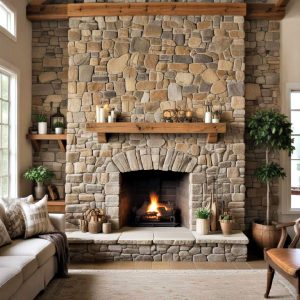25 Farmhouse Fireplace Ideas for a Timeless Look