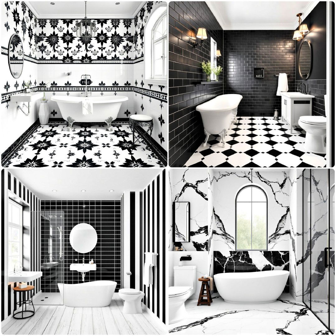 30 Black Tile Bathroom Ideas To Create A Statement 30 Black Tile Bathroom Ideas To Create A Statement