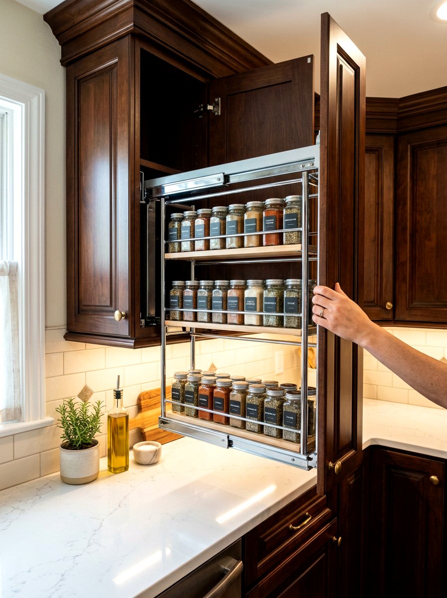 Pull Out Spice Rack Ideas: 30 Smart Organizer Upgrades Now - Suite 101