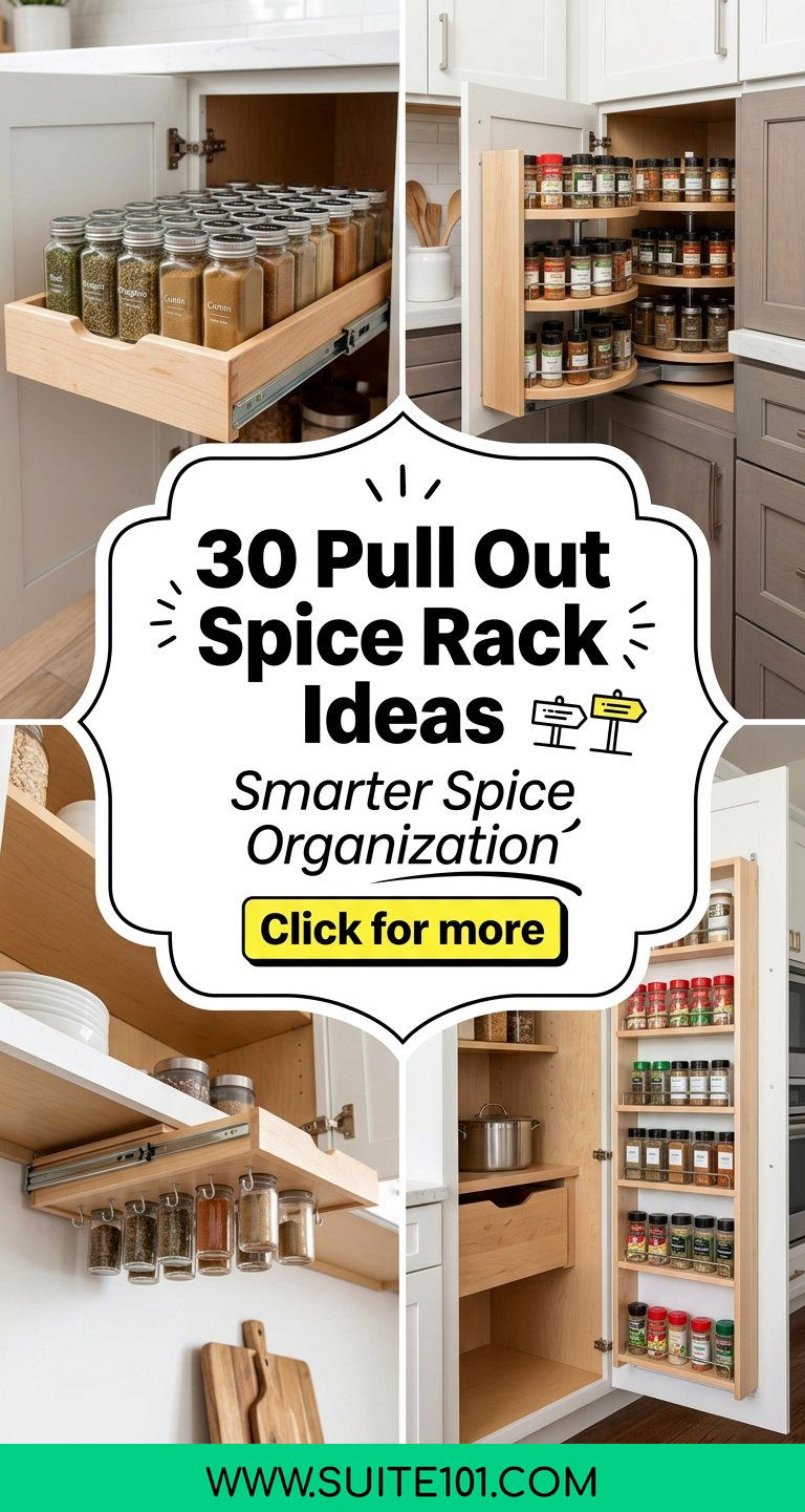 Pull Out Spice Rack Ideas: 30 Smart Organizer Upgrades Now - Suite 101