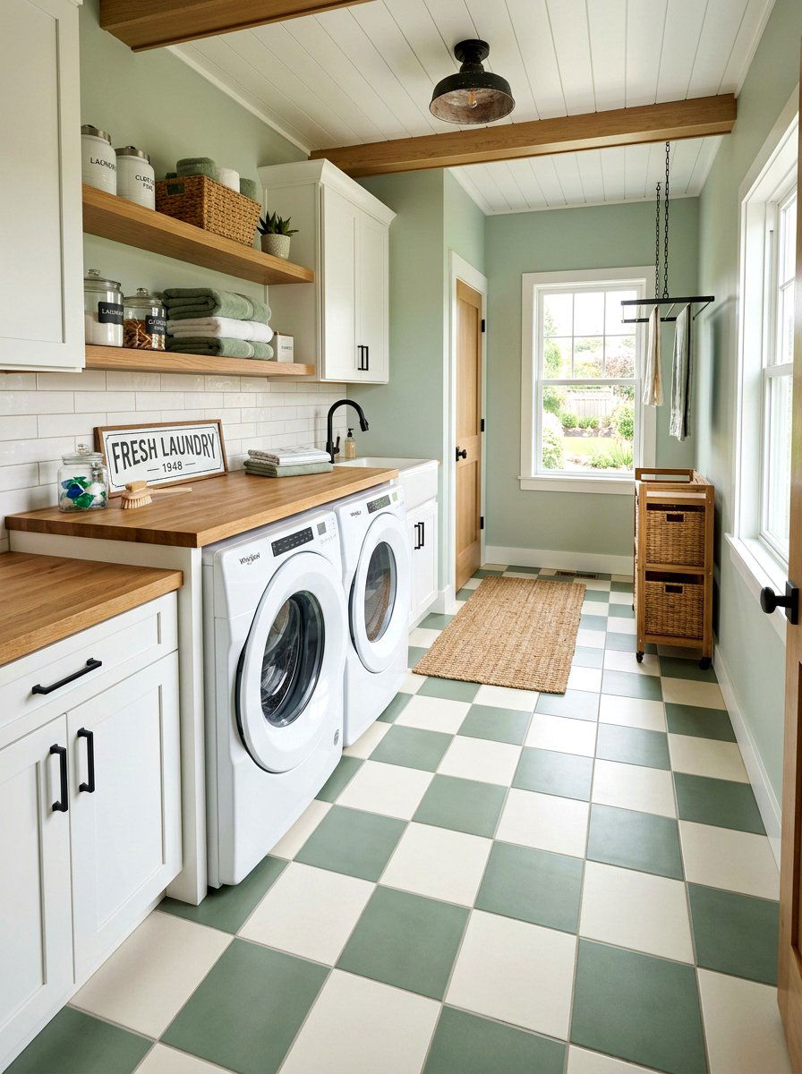 Peel and Stick Checkerboard Floor Ideas: 30 Easy Upgrade Tricks - Suite 101