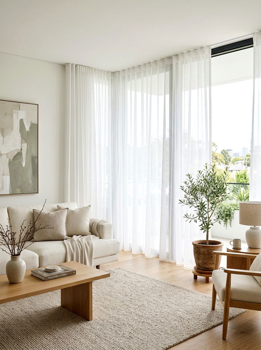 30 Living Room Curtain Ideas for Gorgeous Light Control - Suite 101