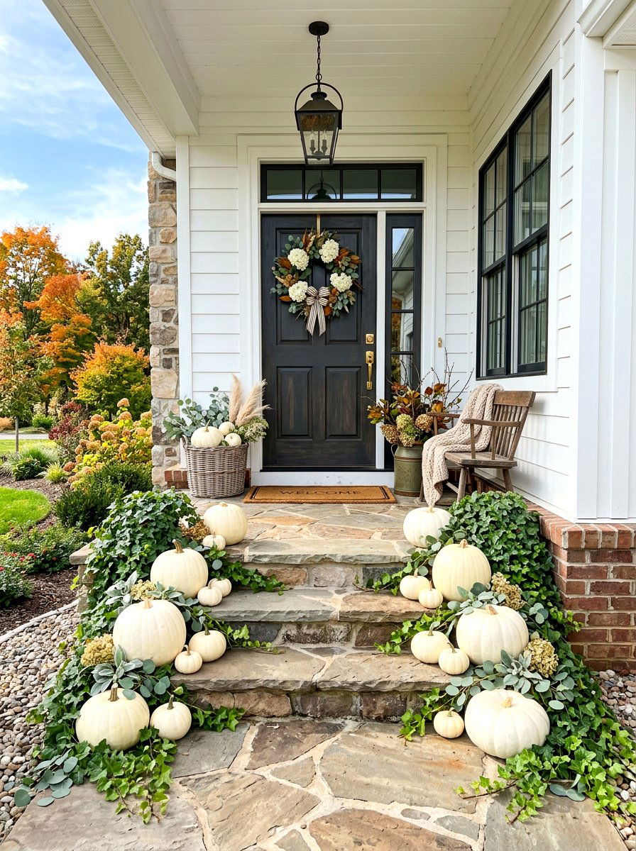 30 Fall Front Porch Ideas for a Cozy Welcome All Season - Suite 101